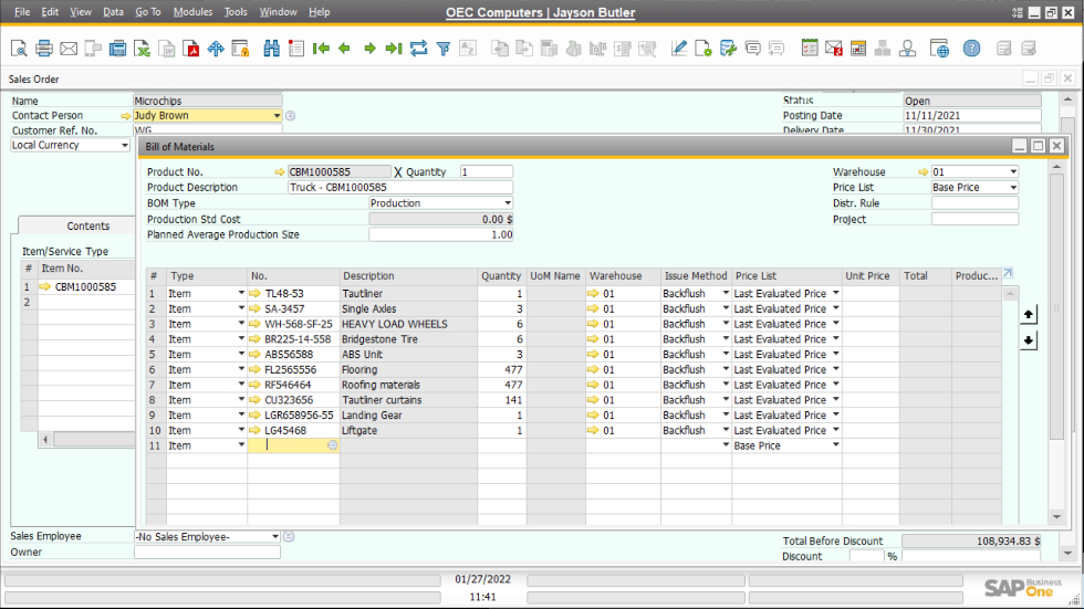 CIS Configurator for SAP Business One